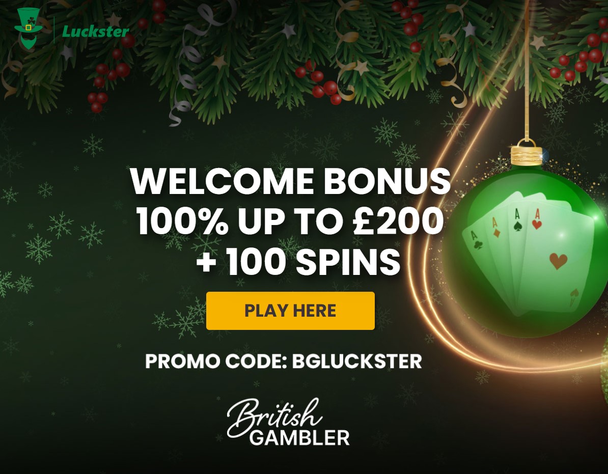 Luckster Casino Review & Promo Code BGLUCKSTER: Claim £200 in Bonus