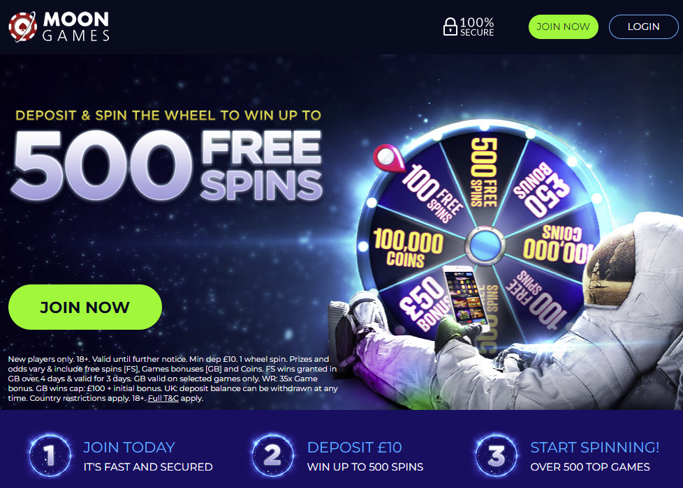 Moon Games Promo Code, Top Slots and Review 2024 - British Gambler